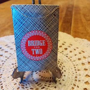 Vintage Bridge for Two Playing Cards - Etsy