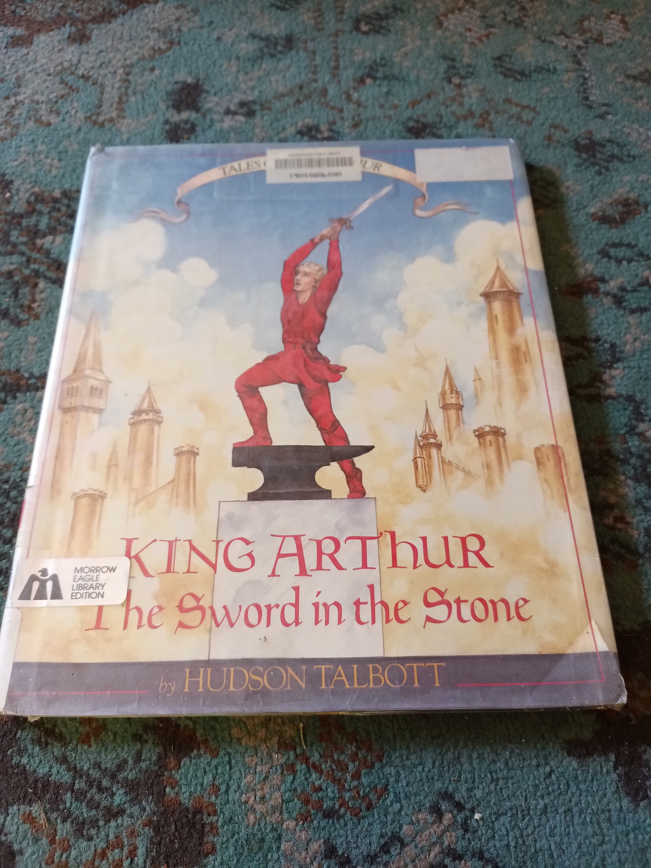 King Arthur the Sword in the Stone by Hudson Talbott - Etsy