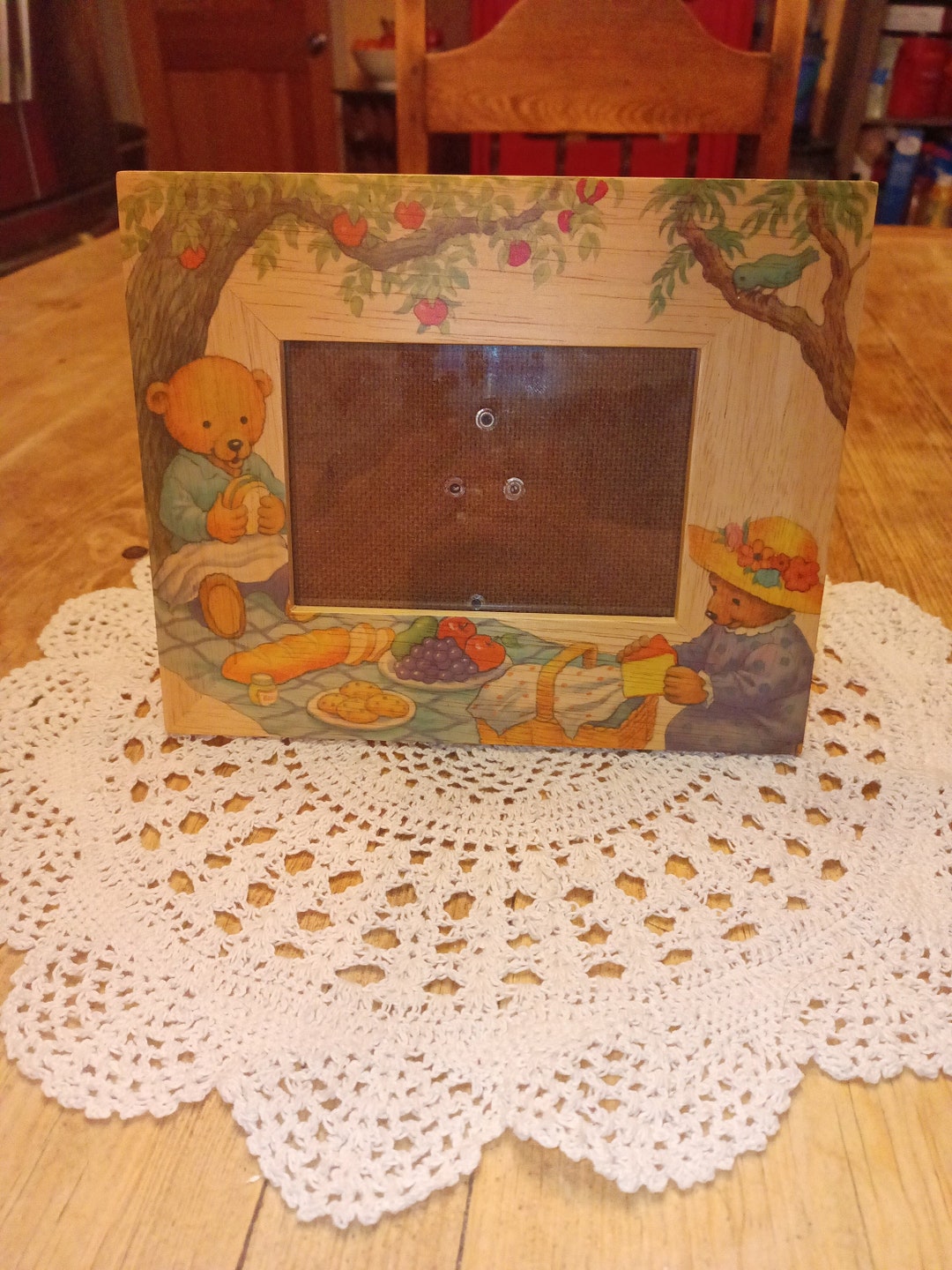 Fetco Teddy Bear Picnic Picture Frame - Etsy