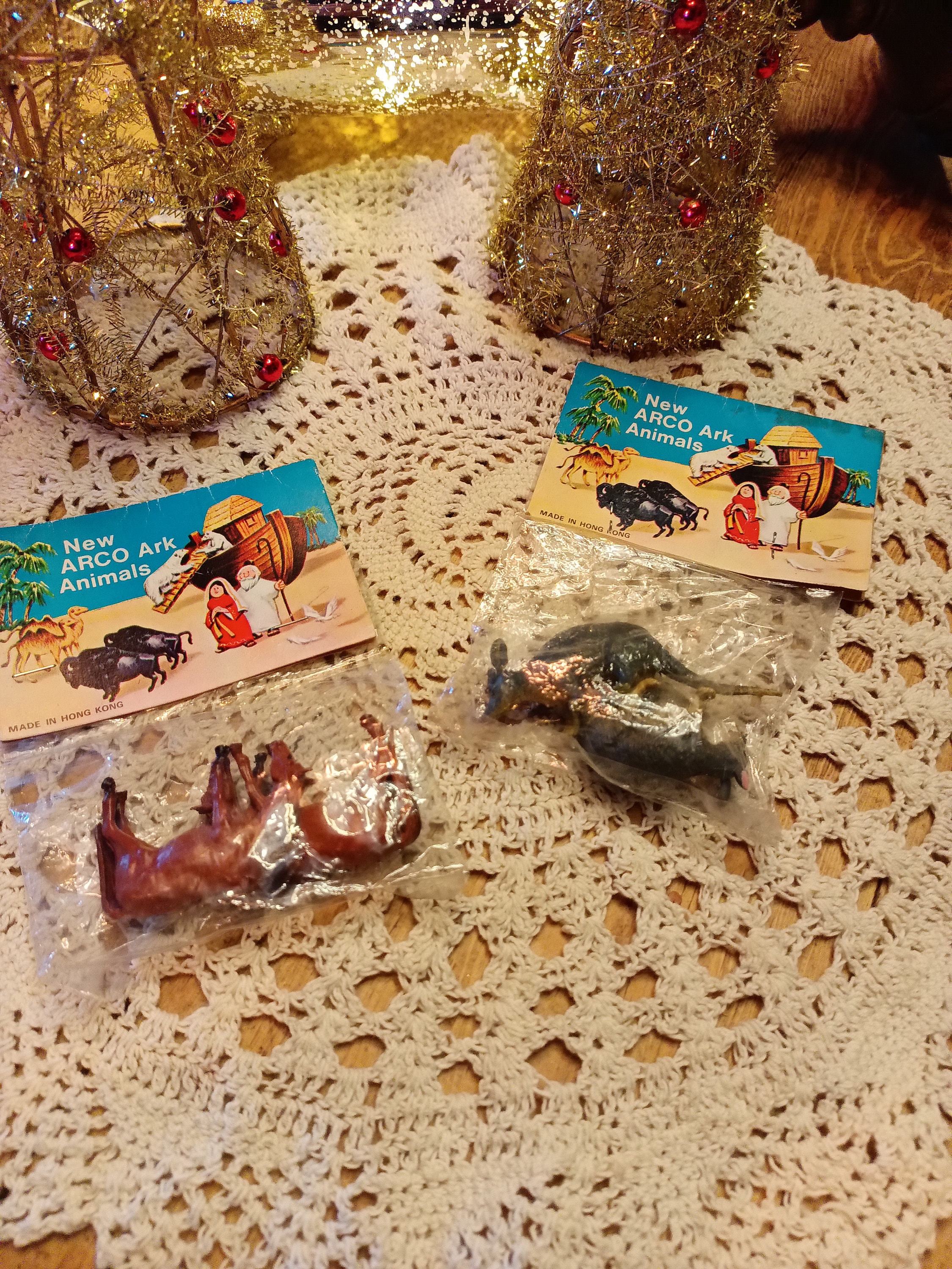 1970s New Arco Ark Animals set of 2 - Etsy