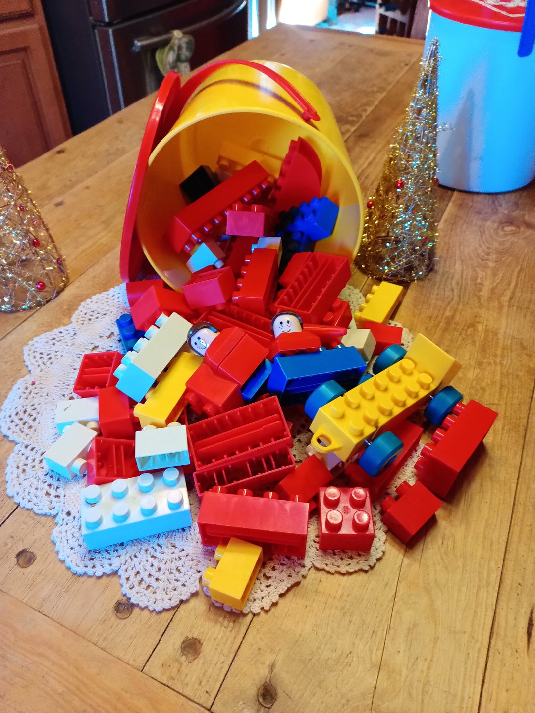 80s Bucket of Large Loc Blocs - Etsy