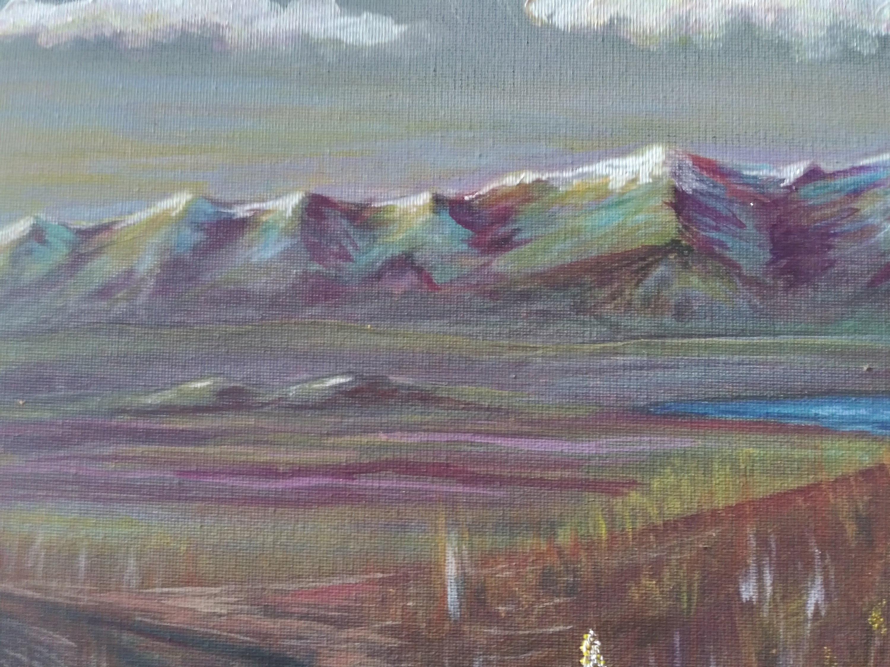 Original 16X20 Acrylic Landscape Painting - Etsy