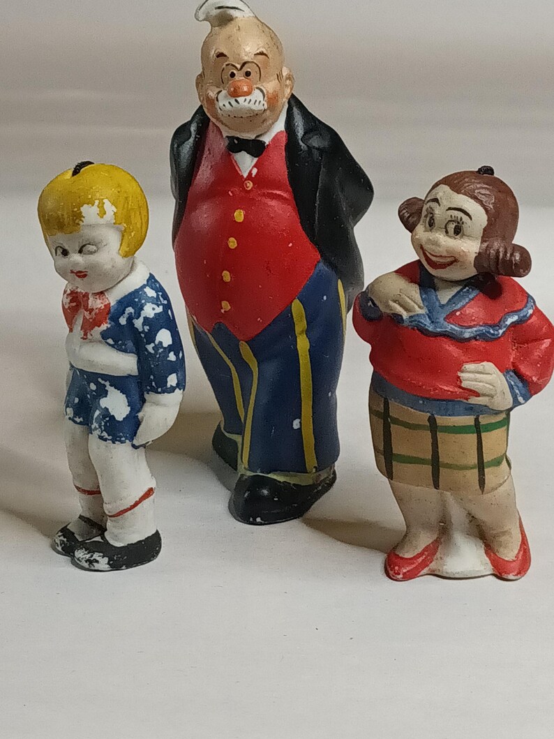 Trio of German Bisque Nodder Bobbleheads (1925) - Etsy