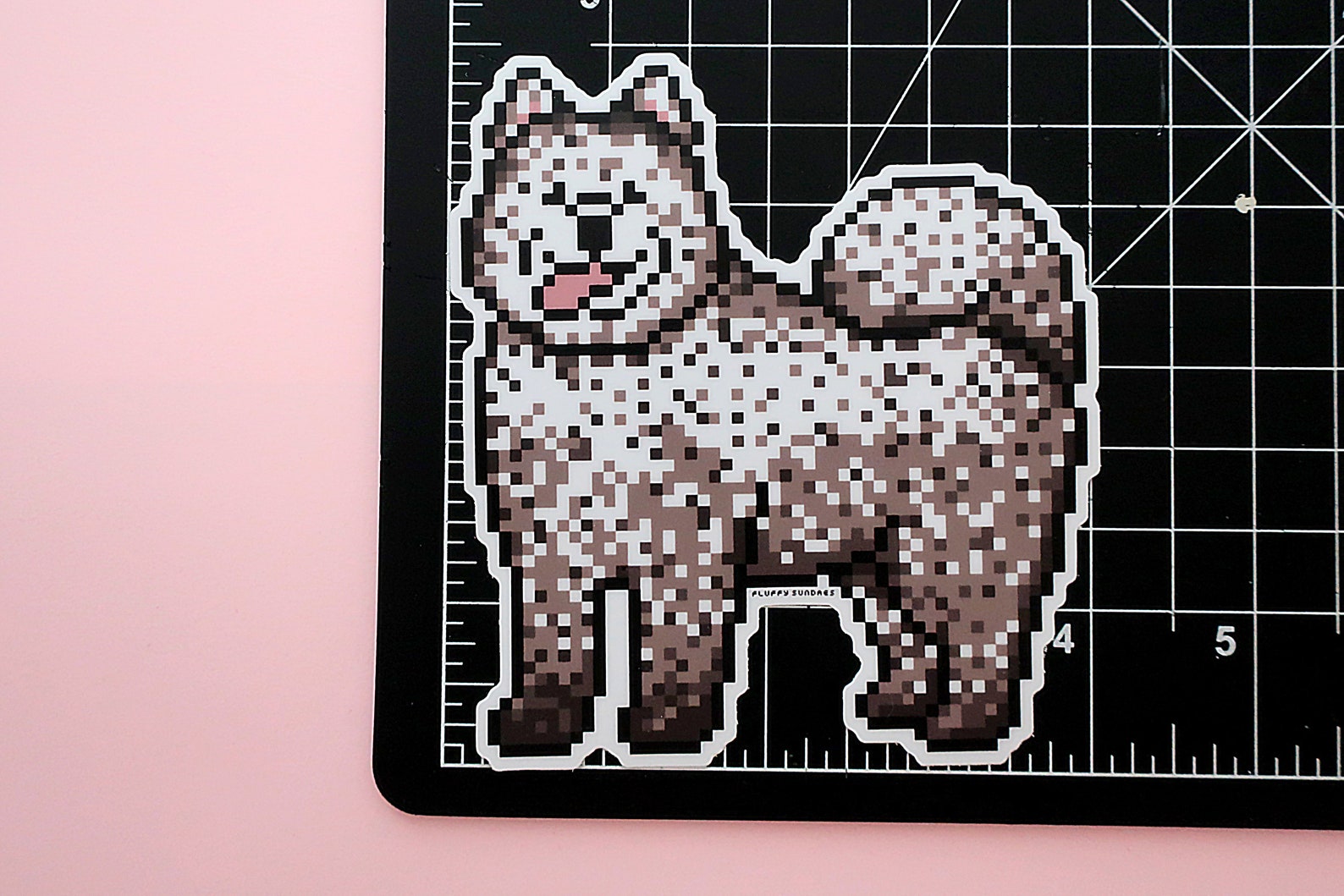 Dirty Samoyed 8 Bit Pixel Themed Sticker Great Gift for - Etsy