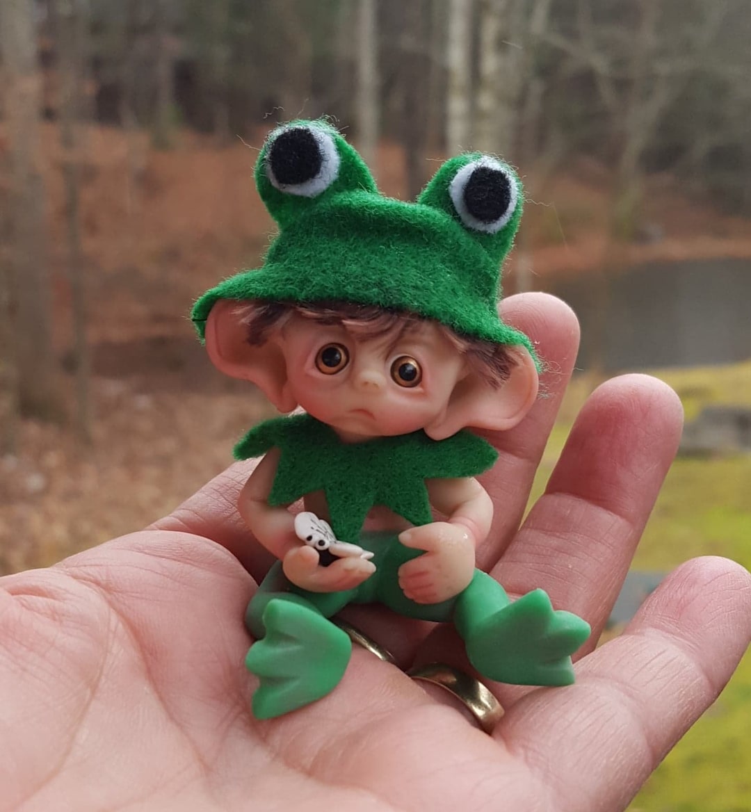Baby Miniature, Made to Order Frog Fantasy Baby - Etsy