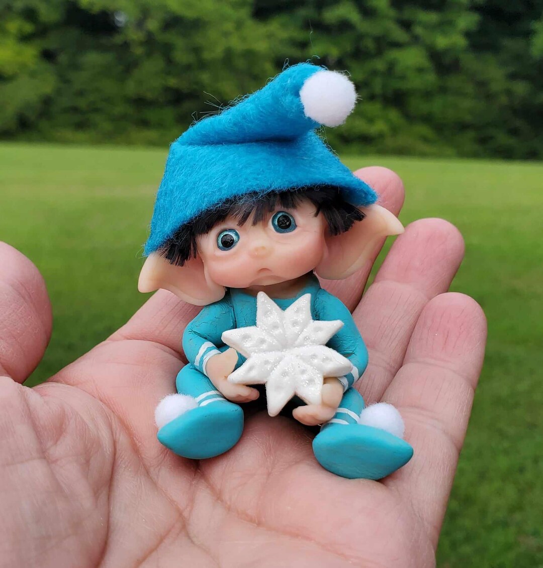 Christmas Elf Miniature, Fantasy Baby - Etsy