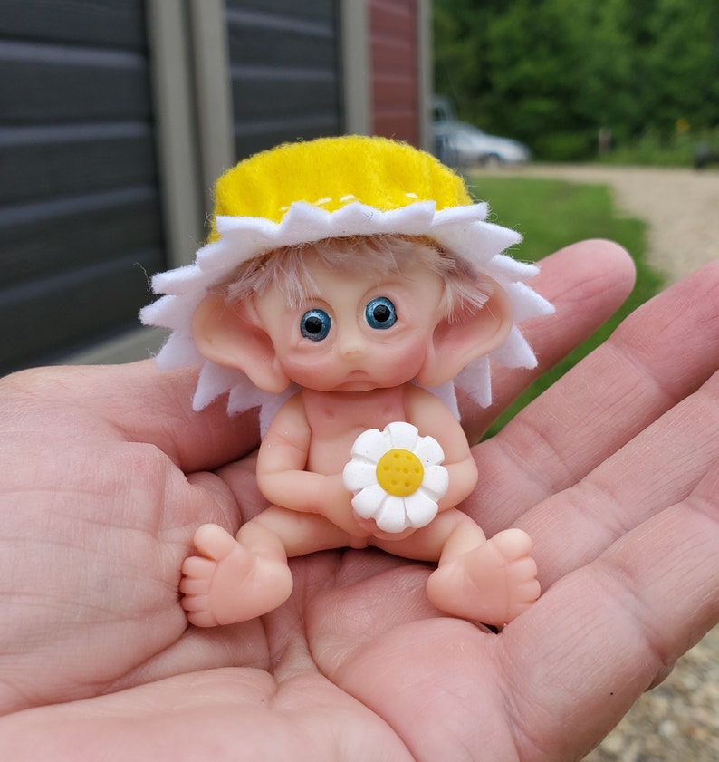 Troll Baby, Handmade, Made to Order, Daisy Fantasy Baby - Etsy