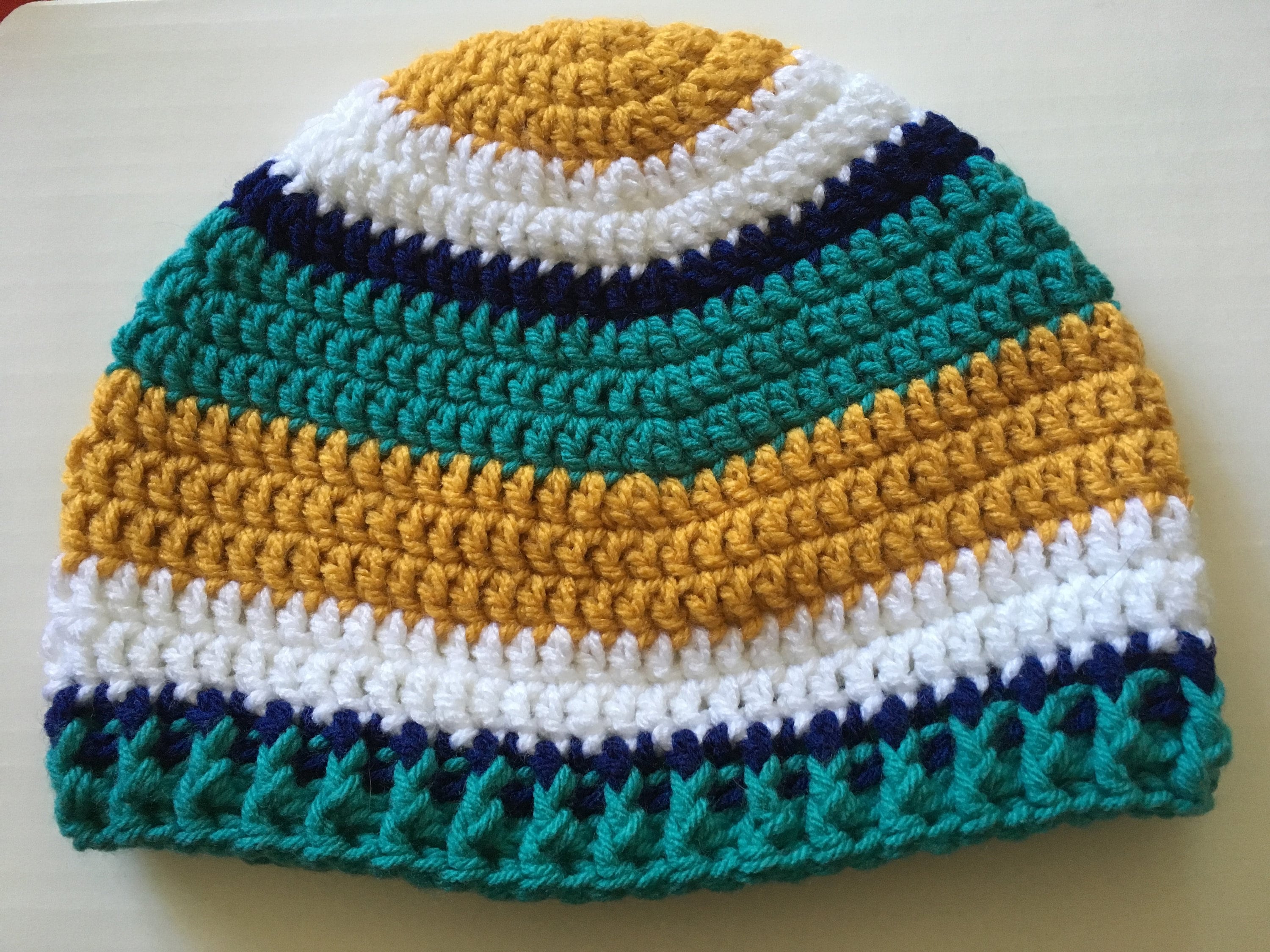 Seahawk Hat or Infinity Scarf, Uncw-themed, Hand-crocheted - Etsy