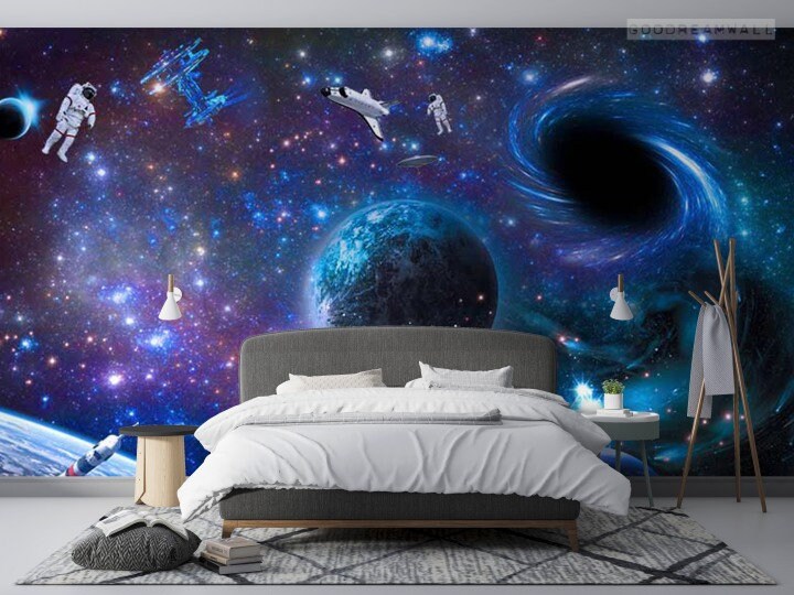 Interstellar Space Murals, Space Travelers. - Etsy