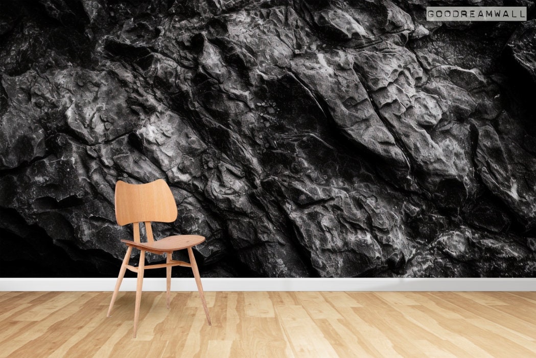 Cave Stone Wall Background, Rocky Mountains, Majestic Rugged Cliffs ...