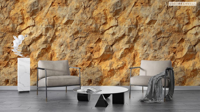 Yellowish-brown Rock Texture, an Orange-brown, Rocky Texture for a ...