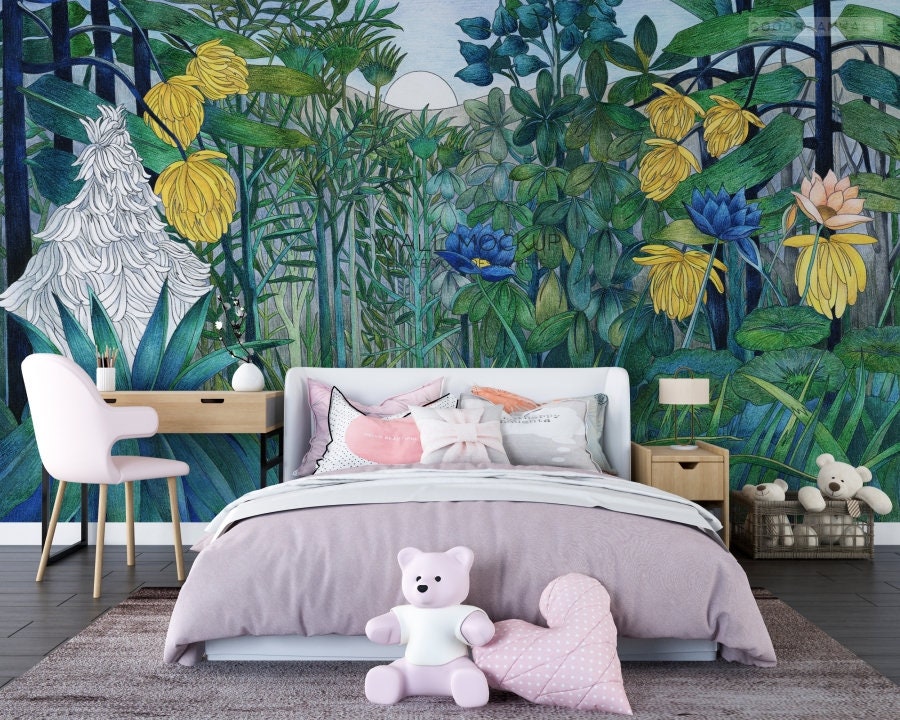 Children's Cute Tropical Forest Animals Innocence - Etsy