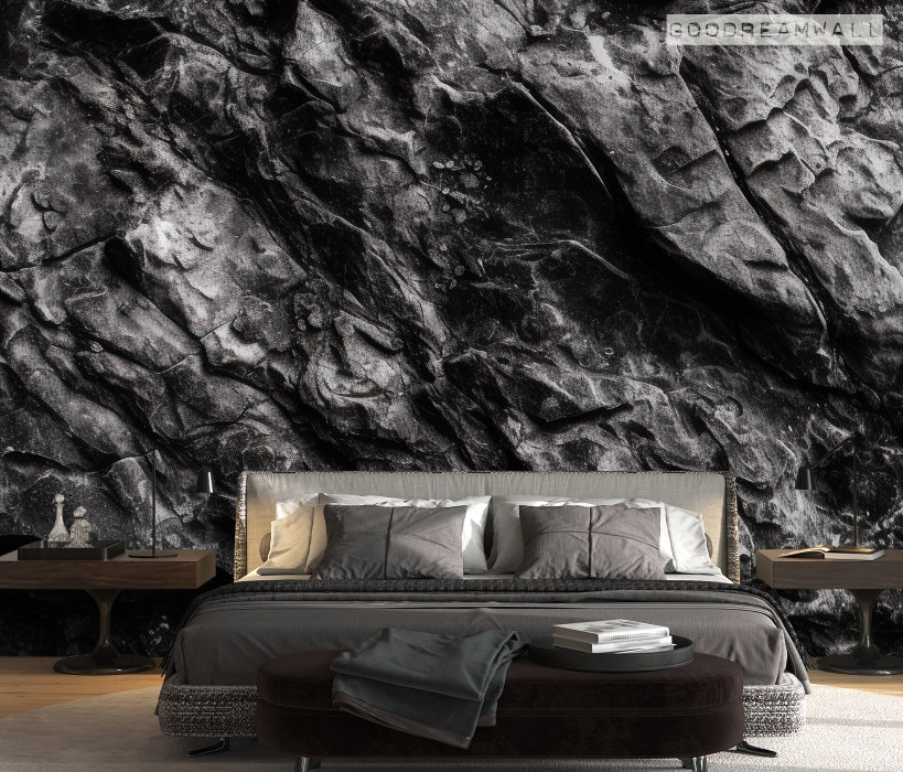 Cave Stone Wall Background, Rocky Mountains, Majestic Rugged Cliffs ...