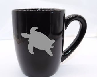 Sea Turtle Tea Cup - Etsy