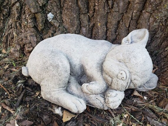 French Bulldog Concrete Statue Frenchie Concrete Dog - Etsy