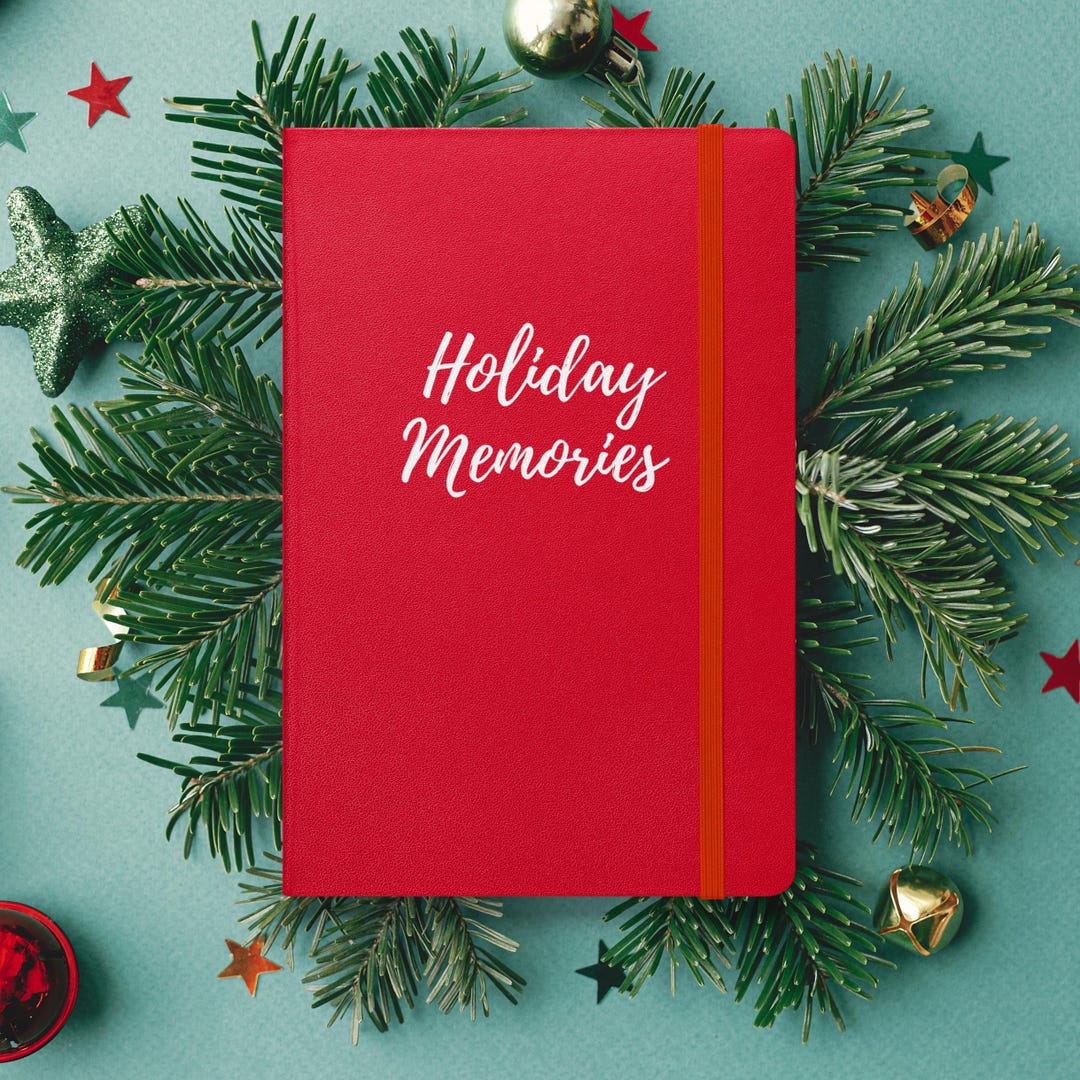 Holiday Memory Journal | Christmas Keepsake Book | Holiday Reflection ...