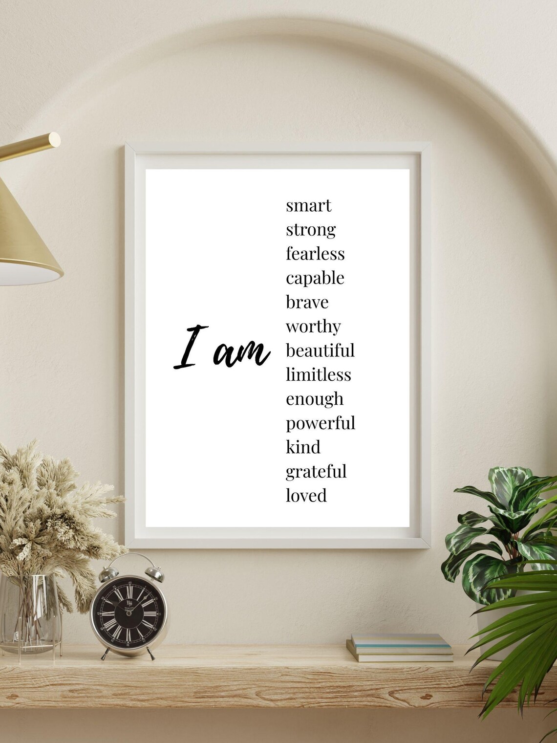 I Am Affirmations Wall Art | Digital Download Self Love Poster ...