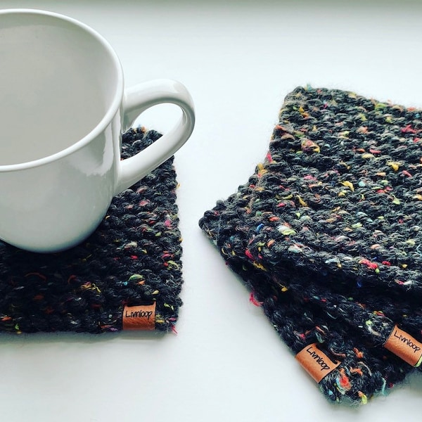 Knit Coasters - Etsy