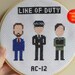 Line of Duty AC12 Portrait Steve Arnott Kate Fleming Ted - Etsy UK