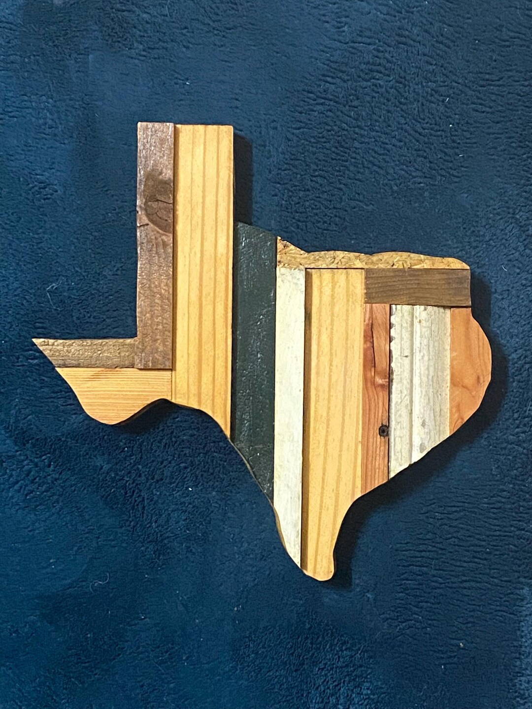 Texas State-shaped Wooden Wall Art – Reclaimed Wood Decor - Etsy