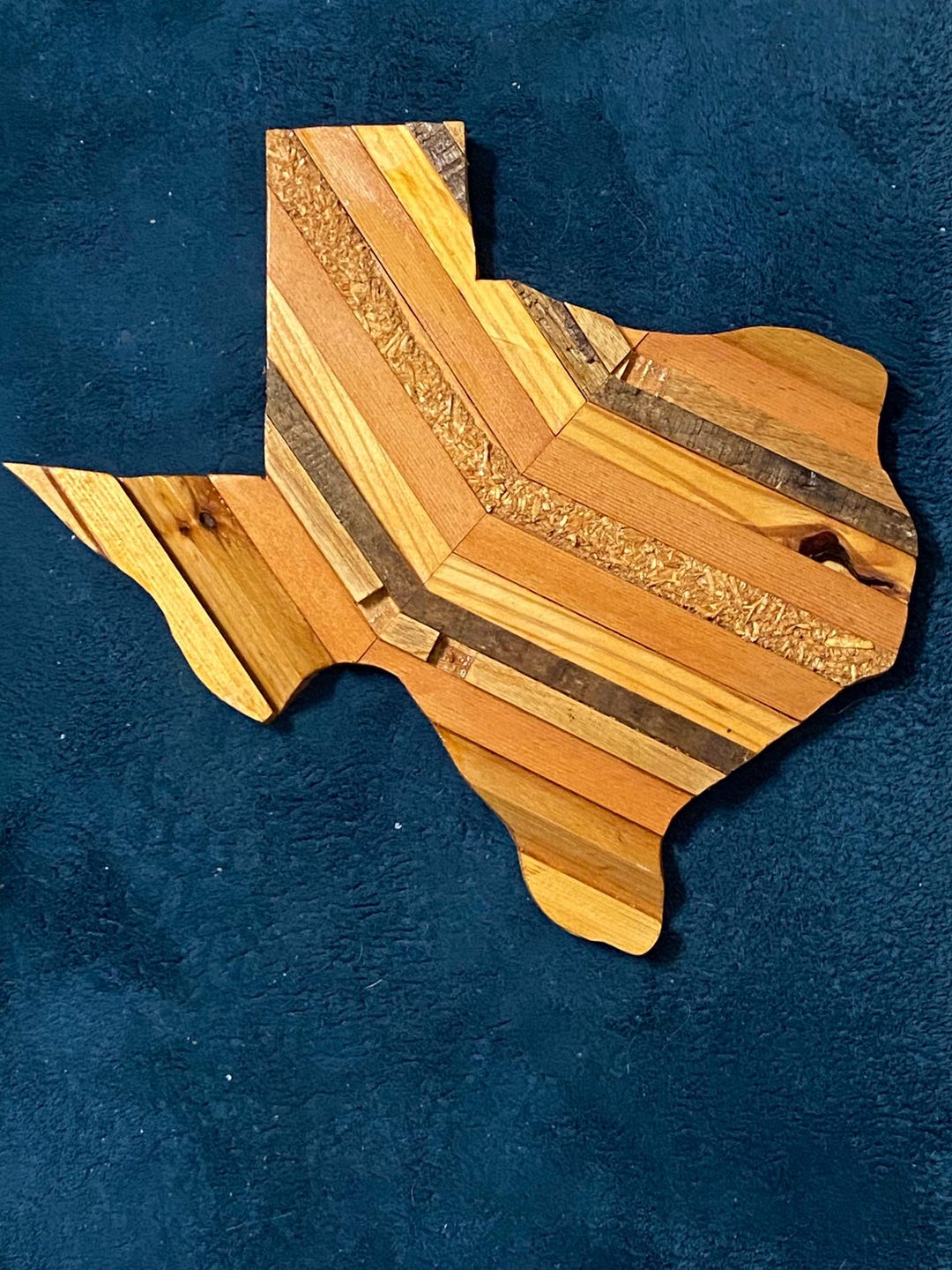 Texas State Shaped Wooden Wall Art – Handmade Reclaimed Wood Decor - Etsy