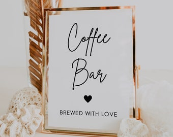 Wedding Coffee Bar Sign - Etsy