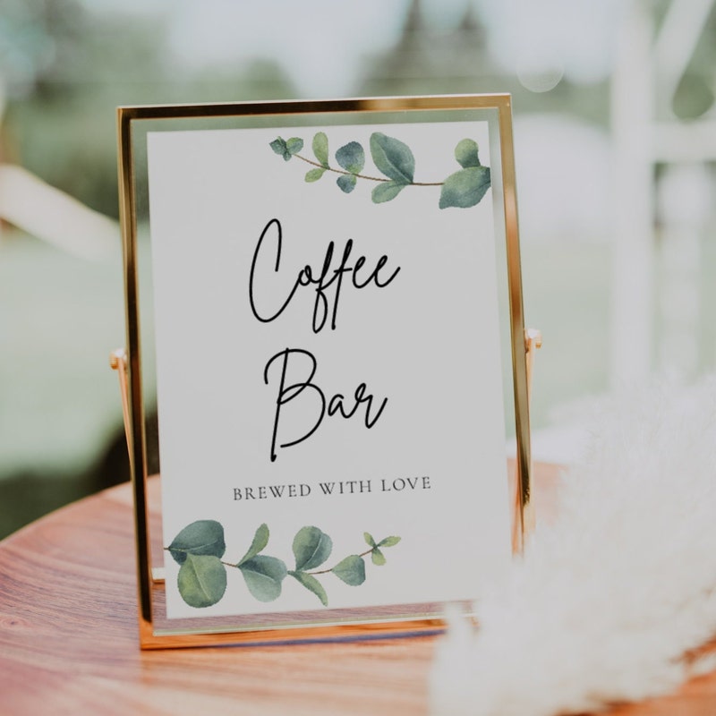 Coffee Bar Signs - Etsy