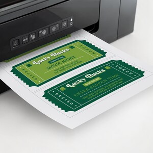 Lucky Bucks Customizable Coupons for St Patrick's Day | Printable ...