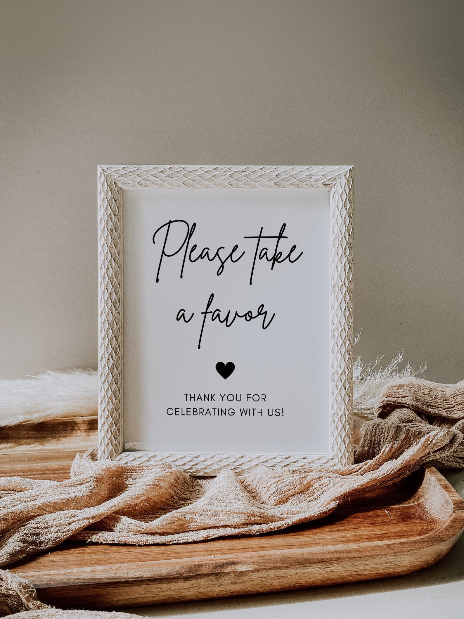 Favor Table Sign Luna Printable Favor Table Sign Instant - Etsy