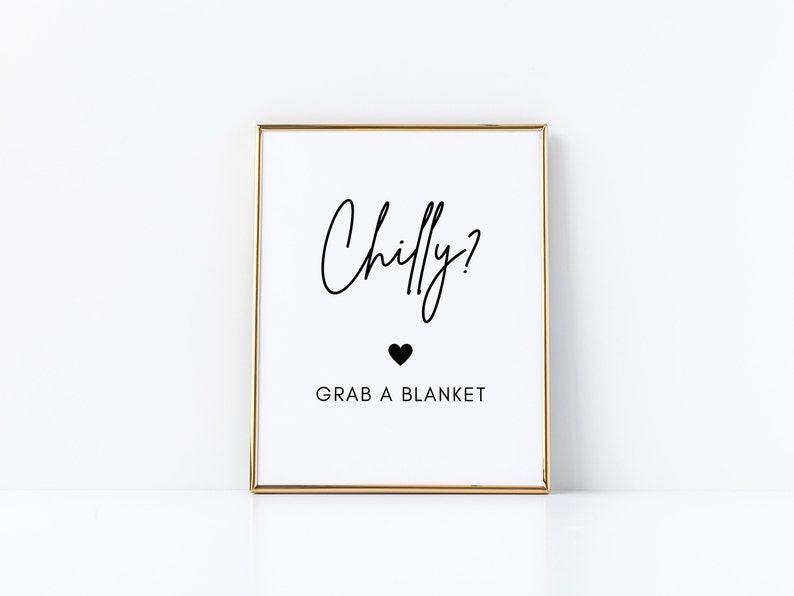 Minimalist Blanket Sign Printable Luna Blanket Sign for | Etsy