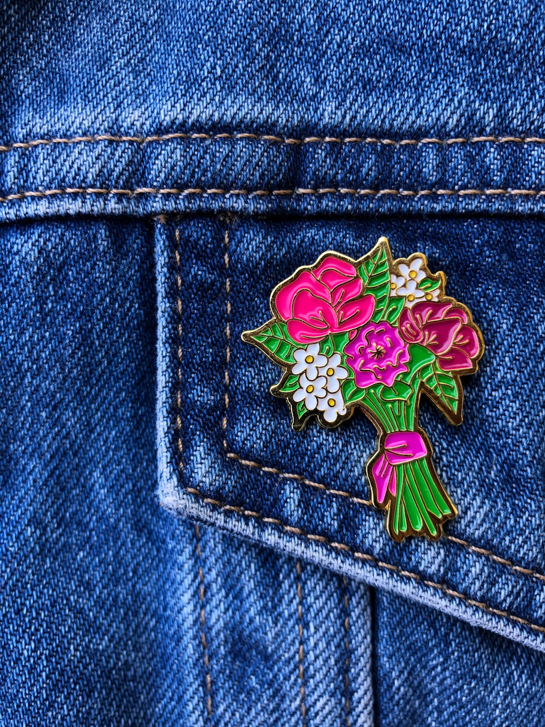 Bridesmaid Bouquet Pin, Bachelorette Enamel Pin, Bridesmaid Pin, Babe ...