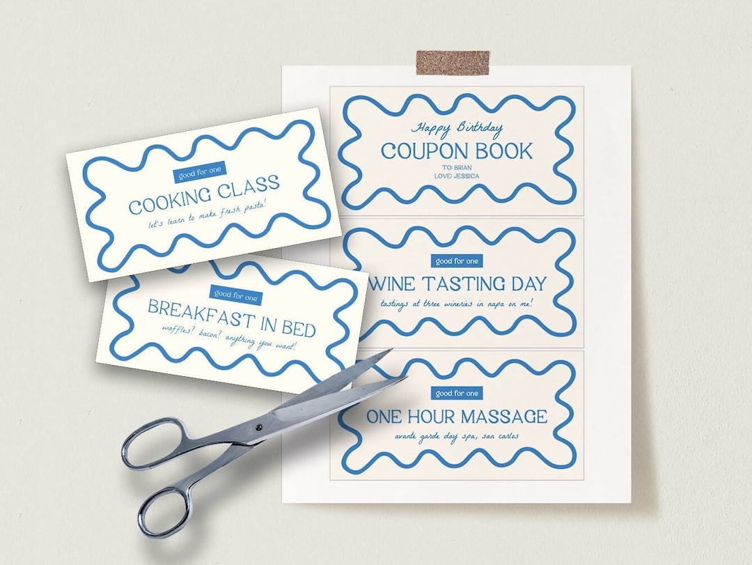 Editable Birthday Coupon Book Template | Printable Birthday Vouchers ...