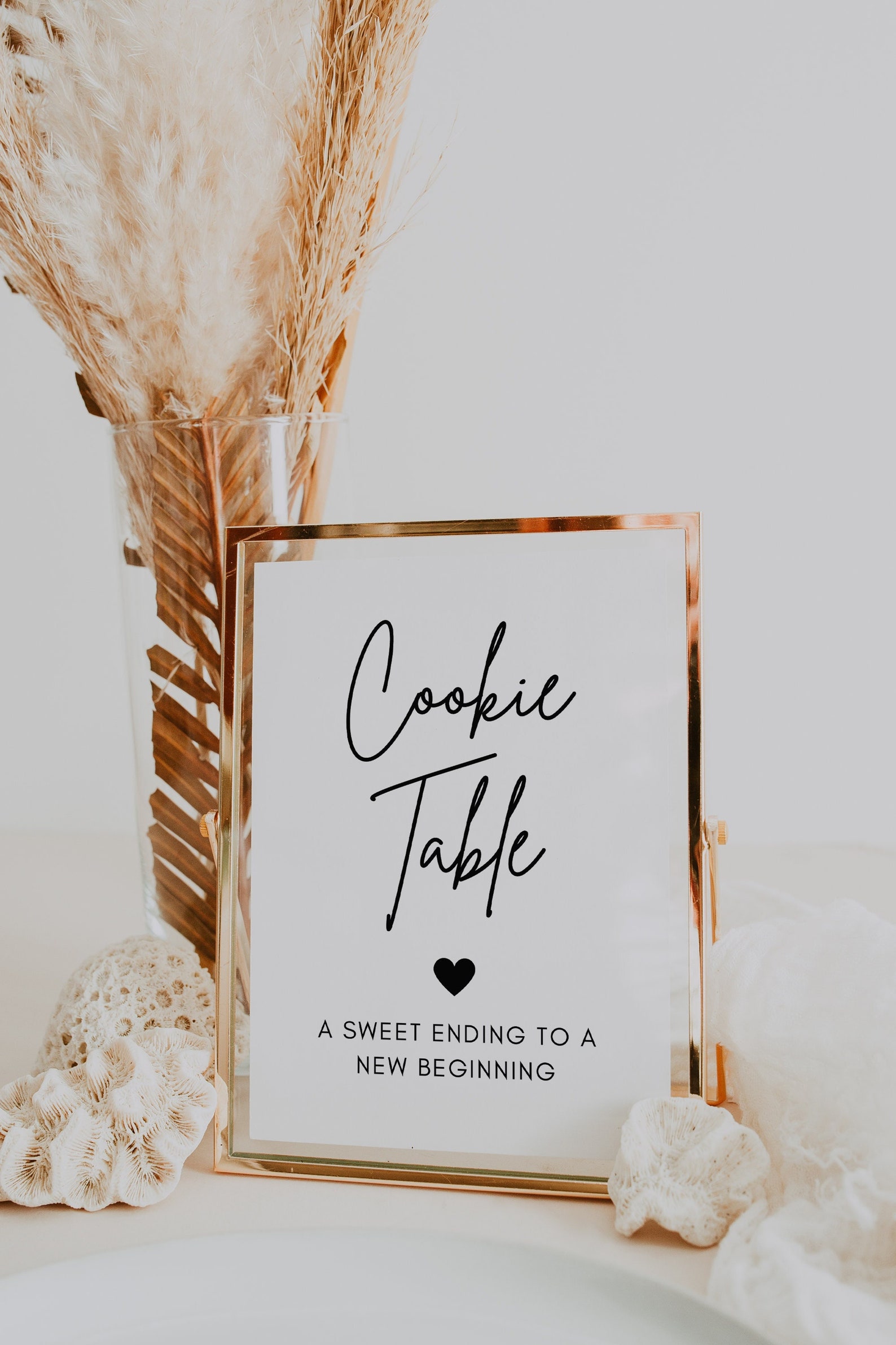 Minimalist Cookie Table Sign Luna Dessert Table Sign - Etsy