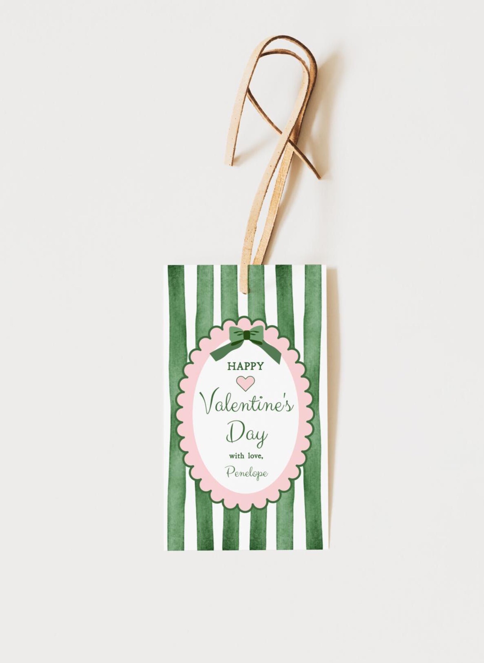 Valentine's Day Tag | Valentines Day Favor, Treat Bags, Classroom Favor ...