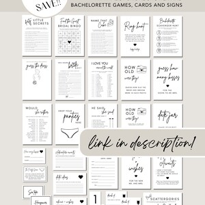 Guess the Dress Bridal Shower Game | Luna, Printable Bridal Shower ...