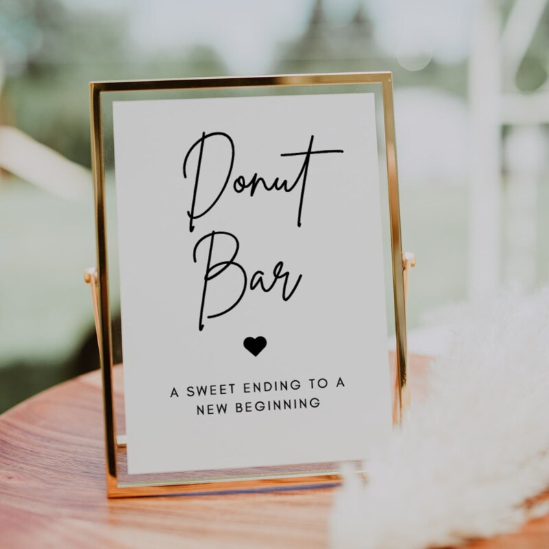 Donut Bar Sign - Etsy