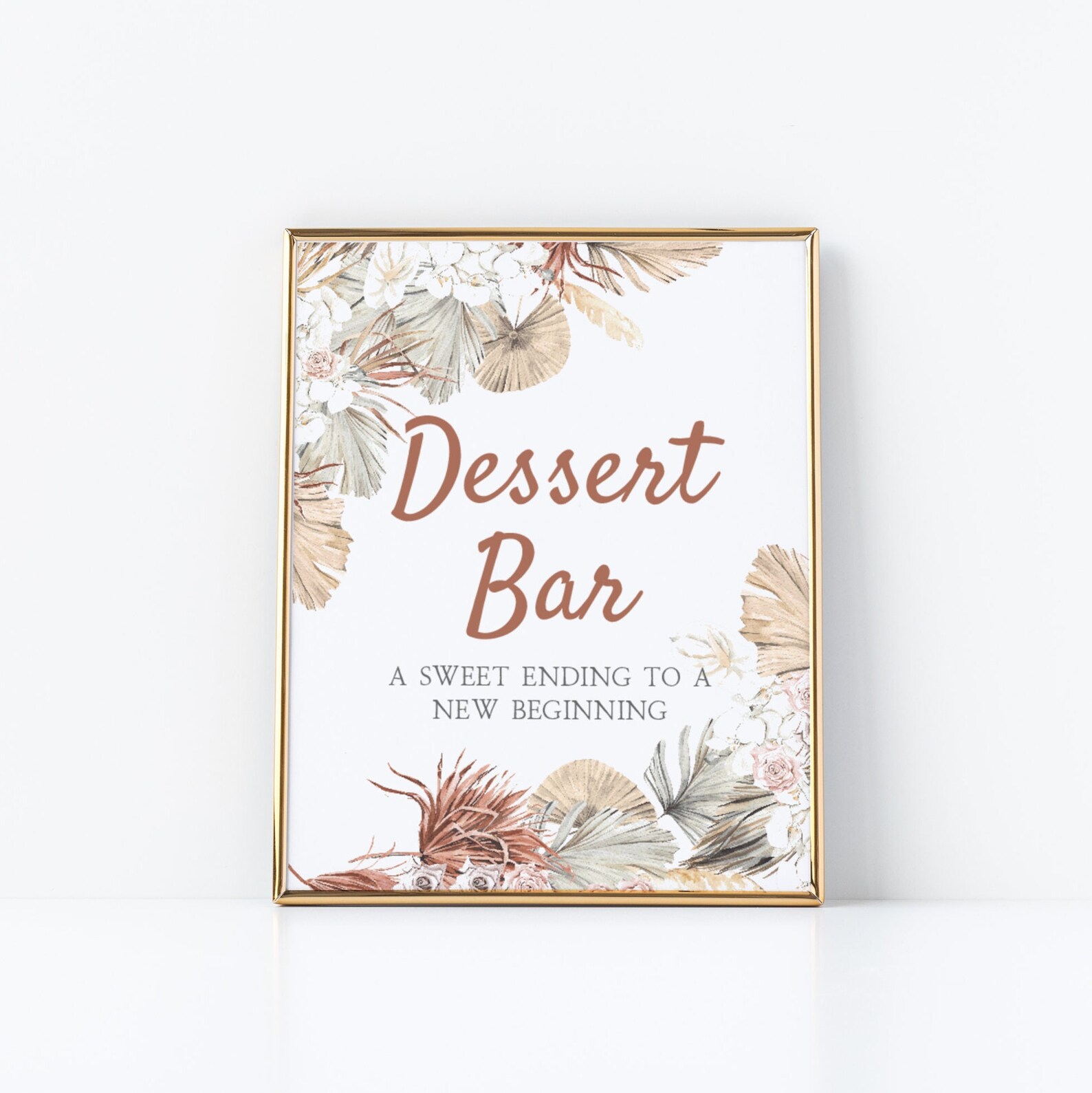 Boho Dessert Bar Printable Sign | LANA, Dessert Table Sign, Bridal ...