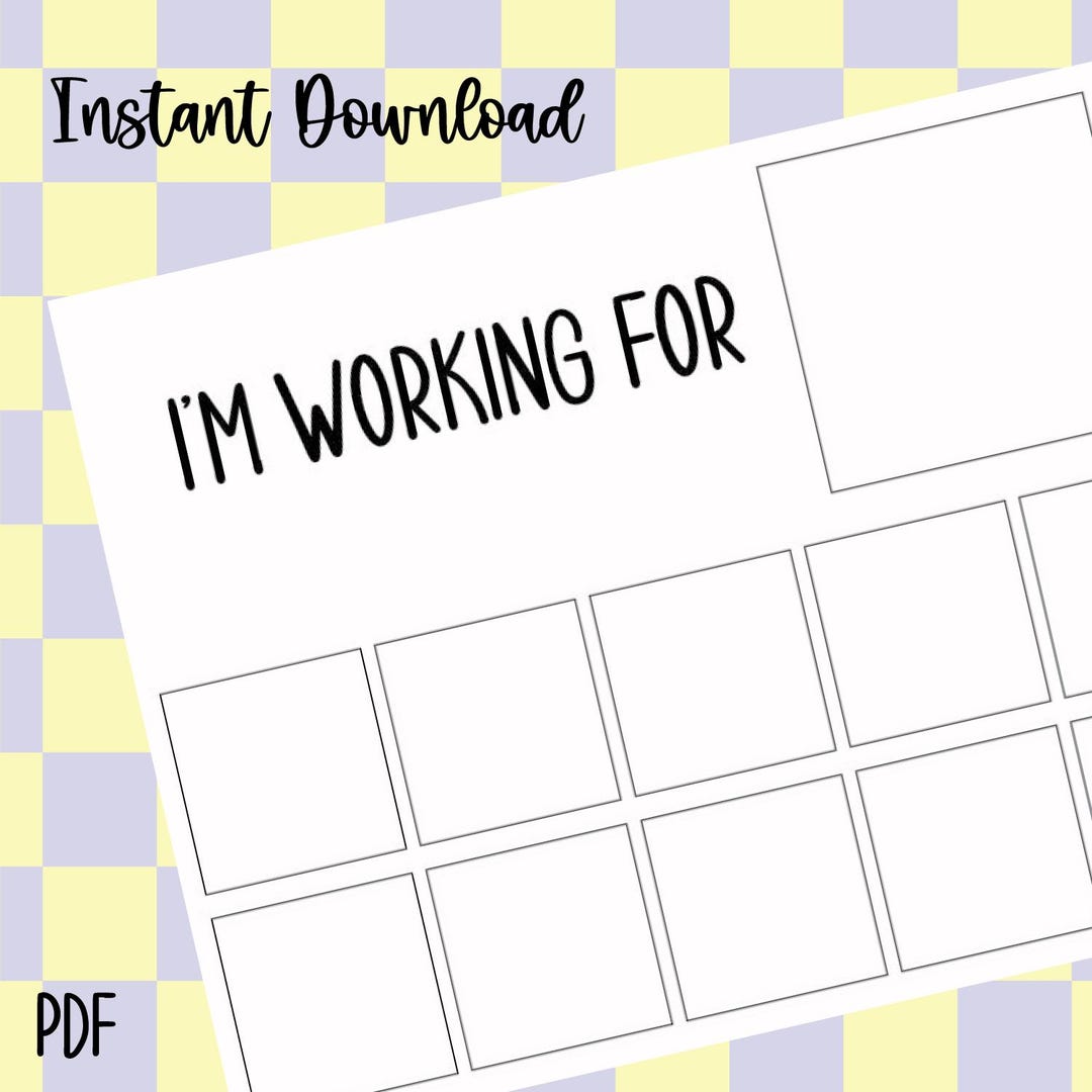 I'm Working for PDF - Instant Download - Etsy