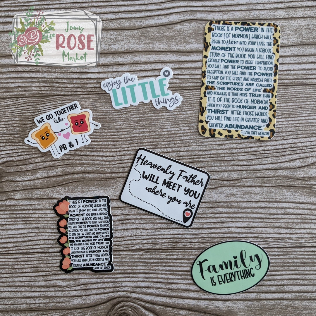 Wordy Stickers, Laptop Sticker, Water Bottle Sticker - Etsy