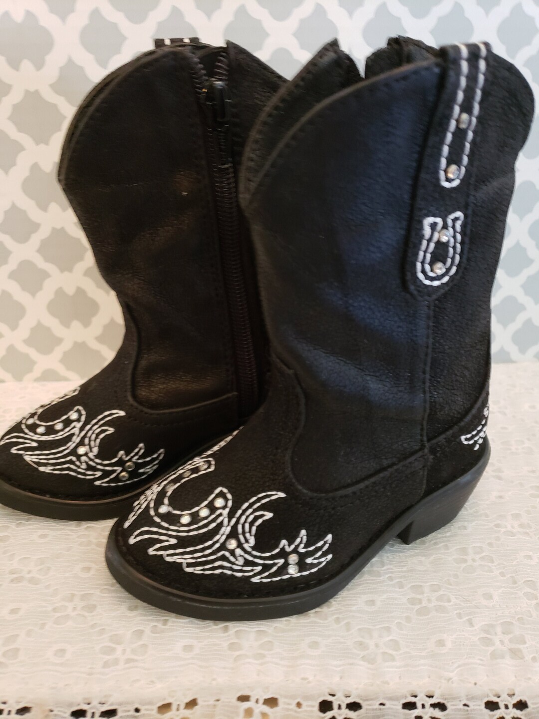 Little Girl Cowgirl Roper Boots Like New Size 5 - Etsy