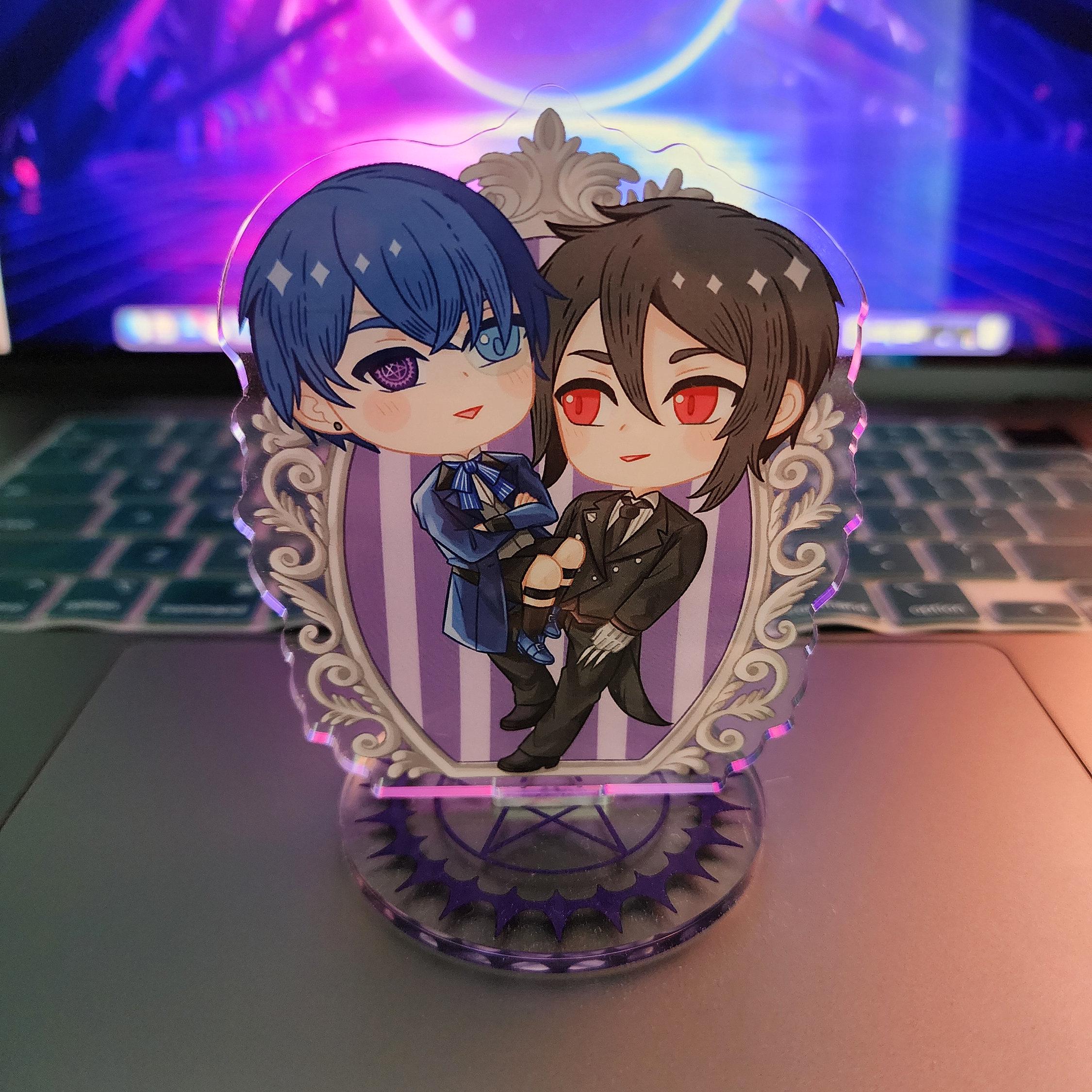 Black Butler Clear Acrylic Standee | Kuroshitsuji | Sebastian & Ciel - Etsy
