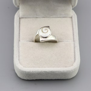 Ancient Shiva Round Shell Eye Ring Silver Jewelry - Etsy