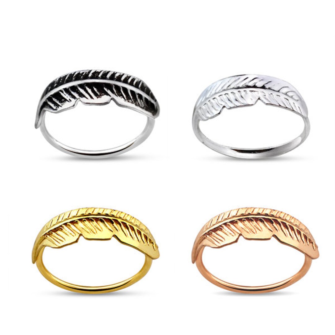 Dainty Feather Nose Ring , Sterling Silver Nose Hoops, Silver Nose Ring ...