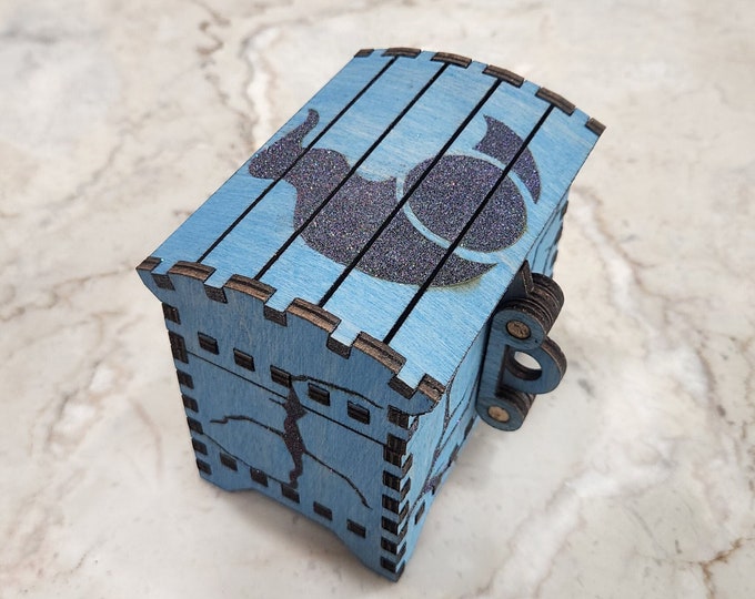 Tzeentch Themed Dice Treasure Chest for Tabletop Gaming and Other Dice ...
