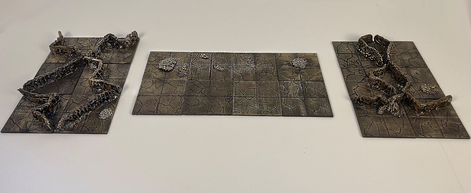 Modular Dungeon Tiles: Laser Engraved With a Selection of Walls, Flat ...