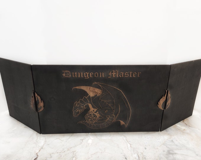 Premium Hardwood Game Master Screen / Dungeon Master Screen - Etsy