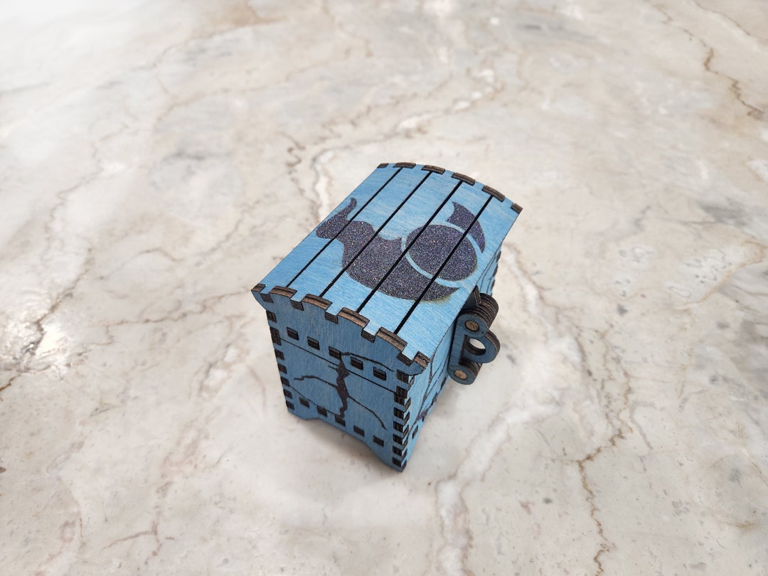 Tzeentch Themed Dice Treasure Chest for Tabletop Gaming and Other Dice ...