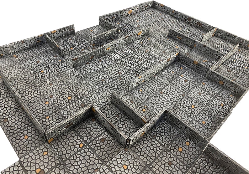 Dungeon and Dragons Modular Dungeon Tiles - Etsy