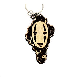 Studio Ghibli Inspired Wooden Keychains. - Etsy