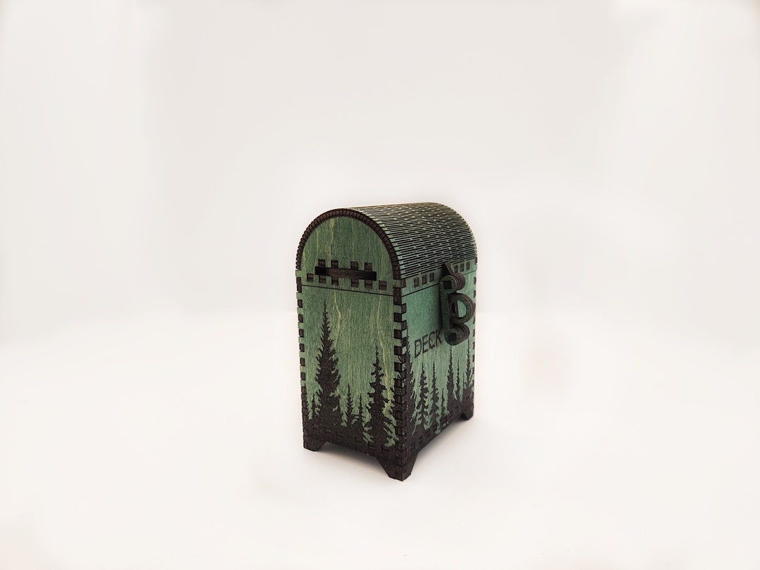Forest Themed Deck Box With Life Counter - Etsy